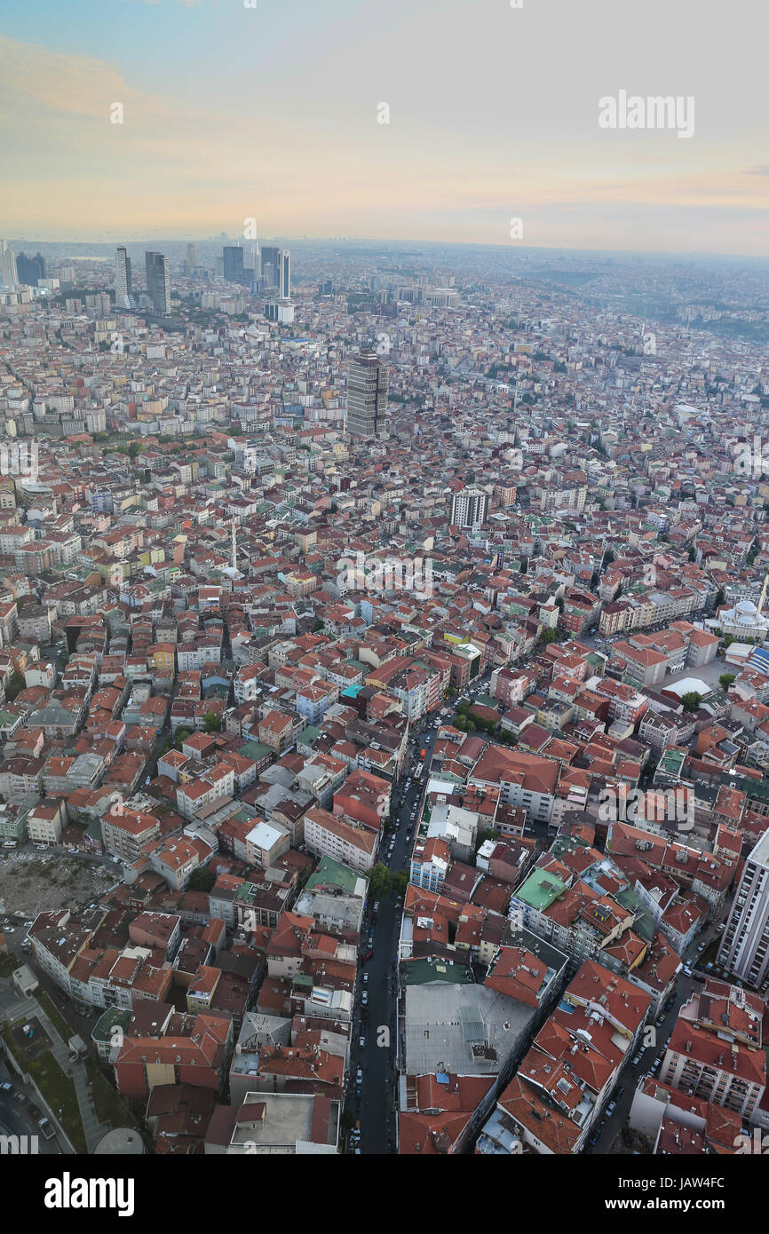 Aerial view of Istanbul City in Turkey Stock Photo - Alamy