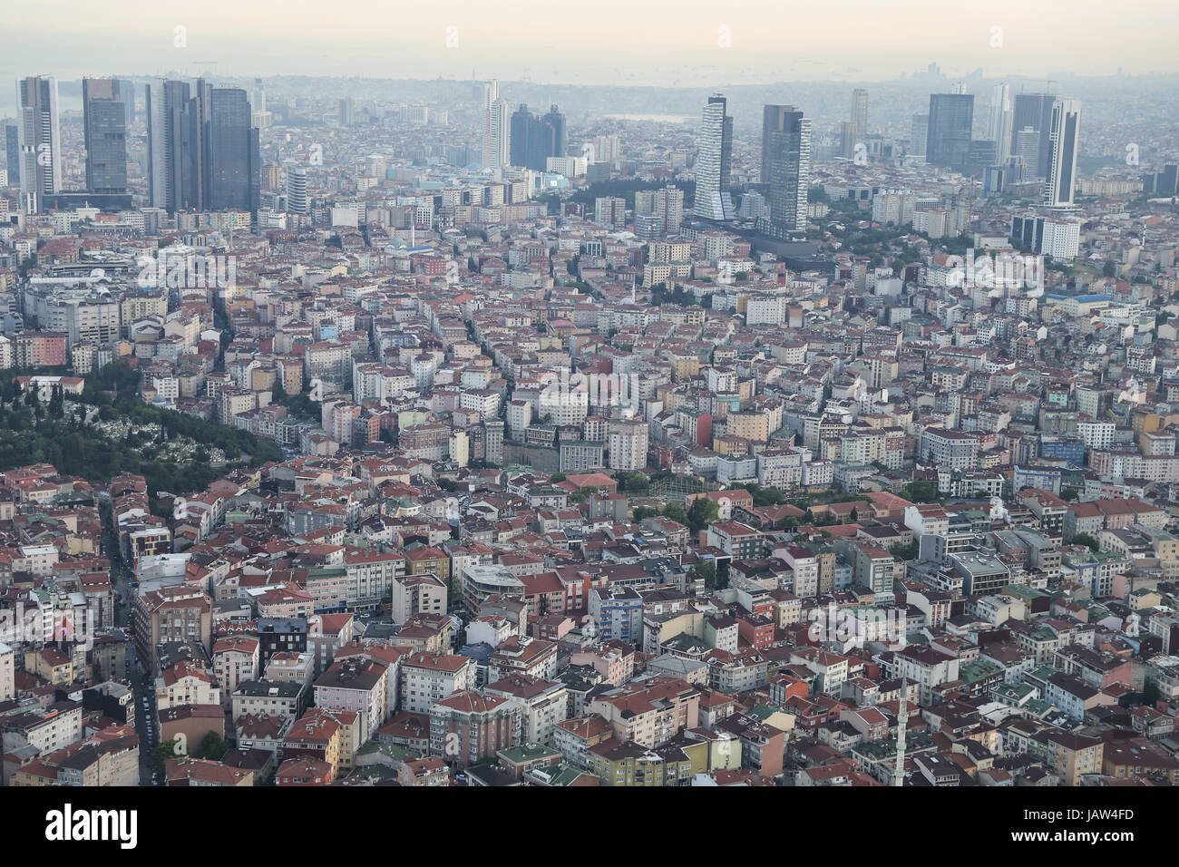 Aerial view of Istanbul City in Turkey Stock Photo - Alamy