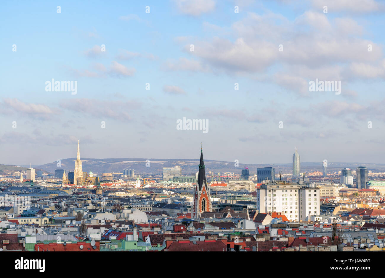 vienna from the bird's perspective Stock Photo - Alamy