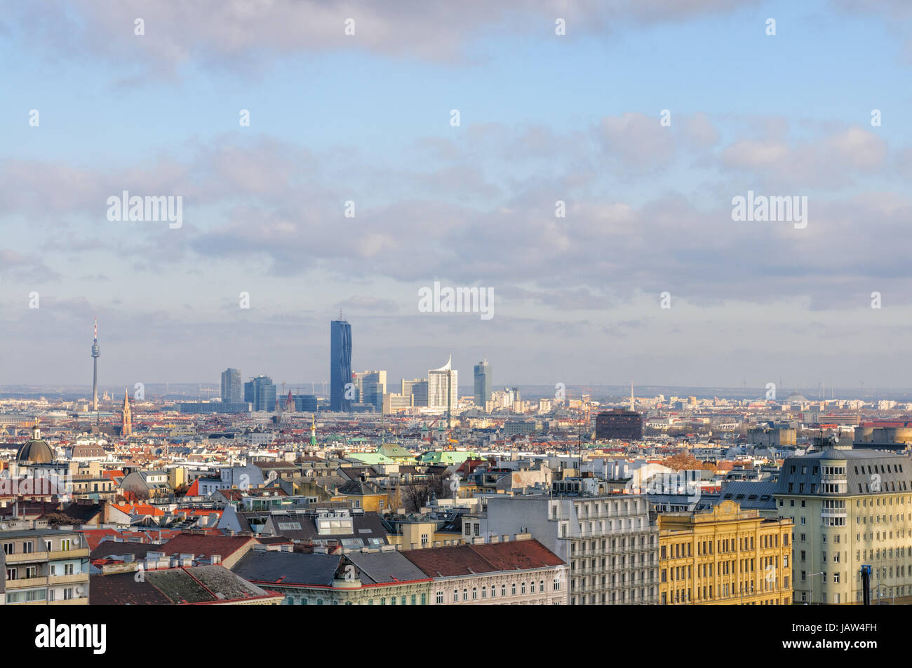 vienna from the bird's perspective Stock Photo - Alamy