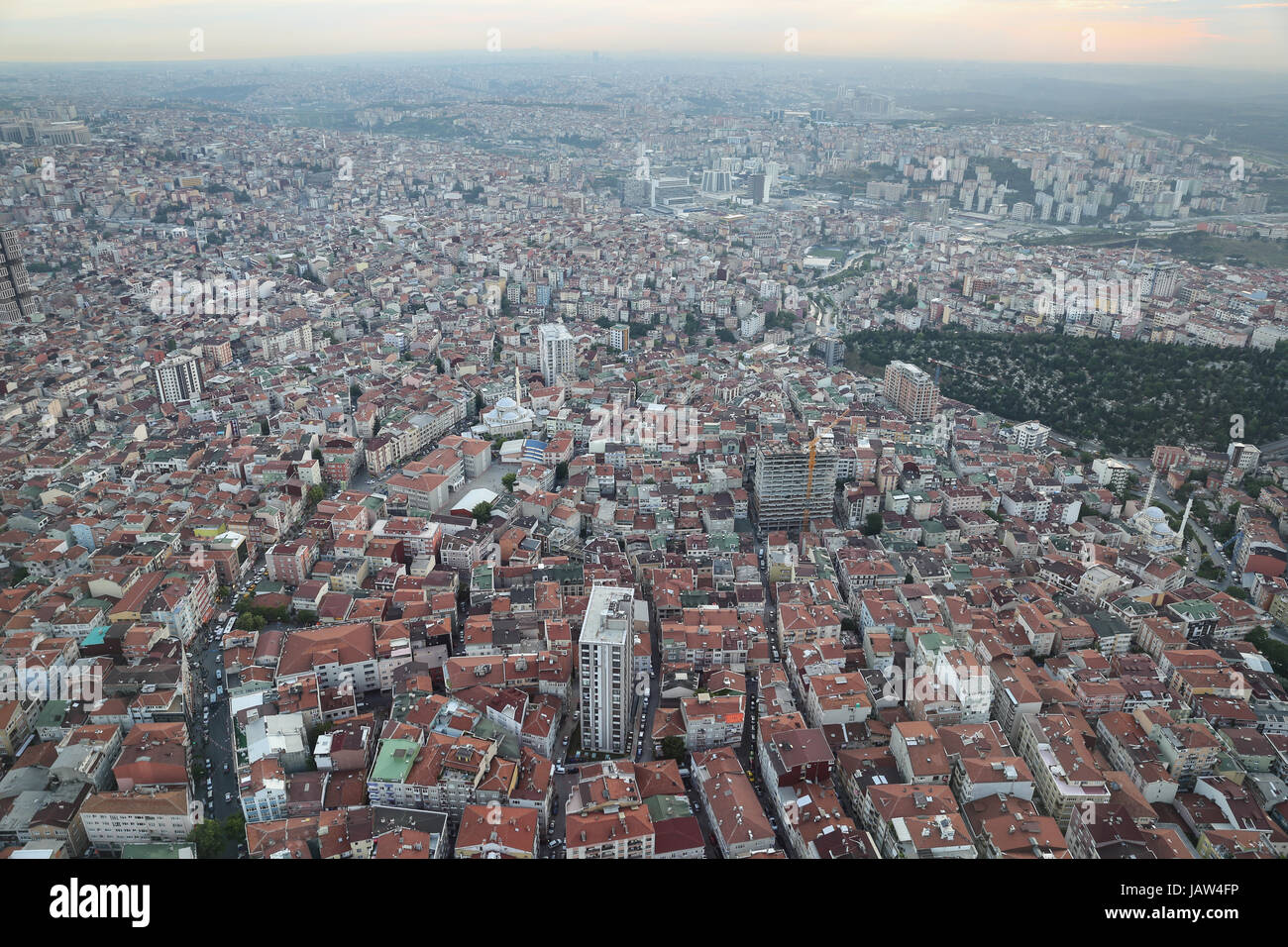 Aerial view of Istanbul City in Turkey Stock Photo - Alamy