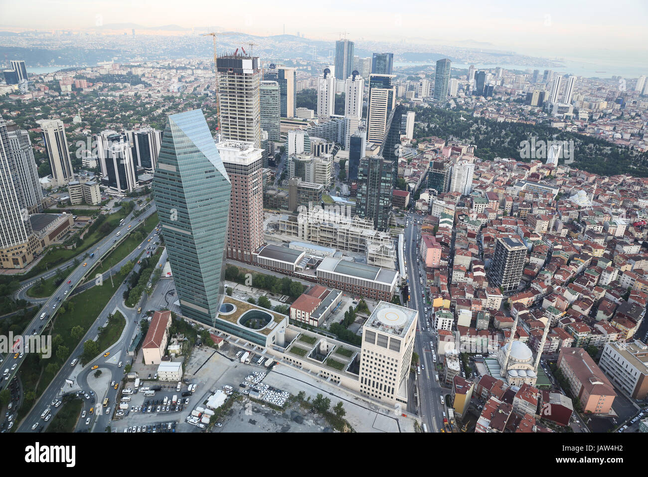 Aerial view of Istanbul City in Turkey Stock Photo - Alamy