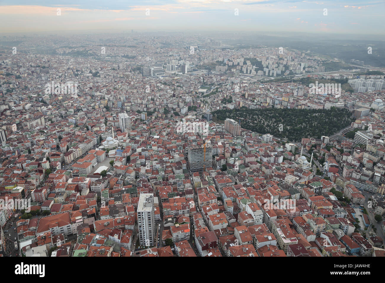 Aerial view of Istanbul City in Turkey Stock Photo - Alamy