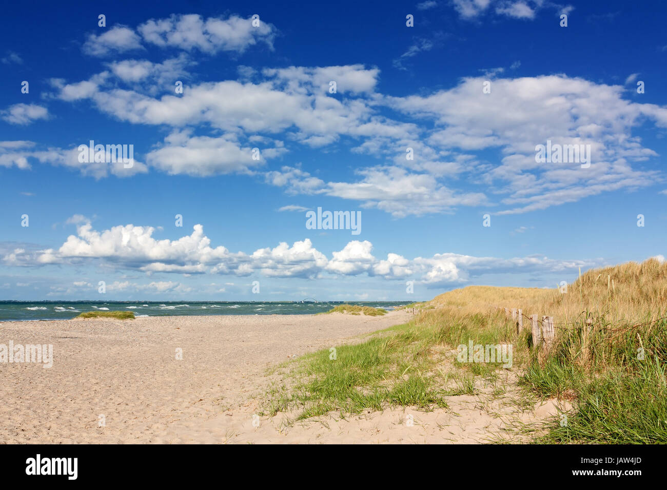 Strand mit Dünen an der Ostsee bei Heiligenhafen, Schleswig-Holstein ...