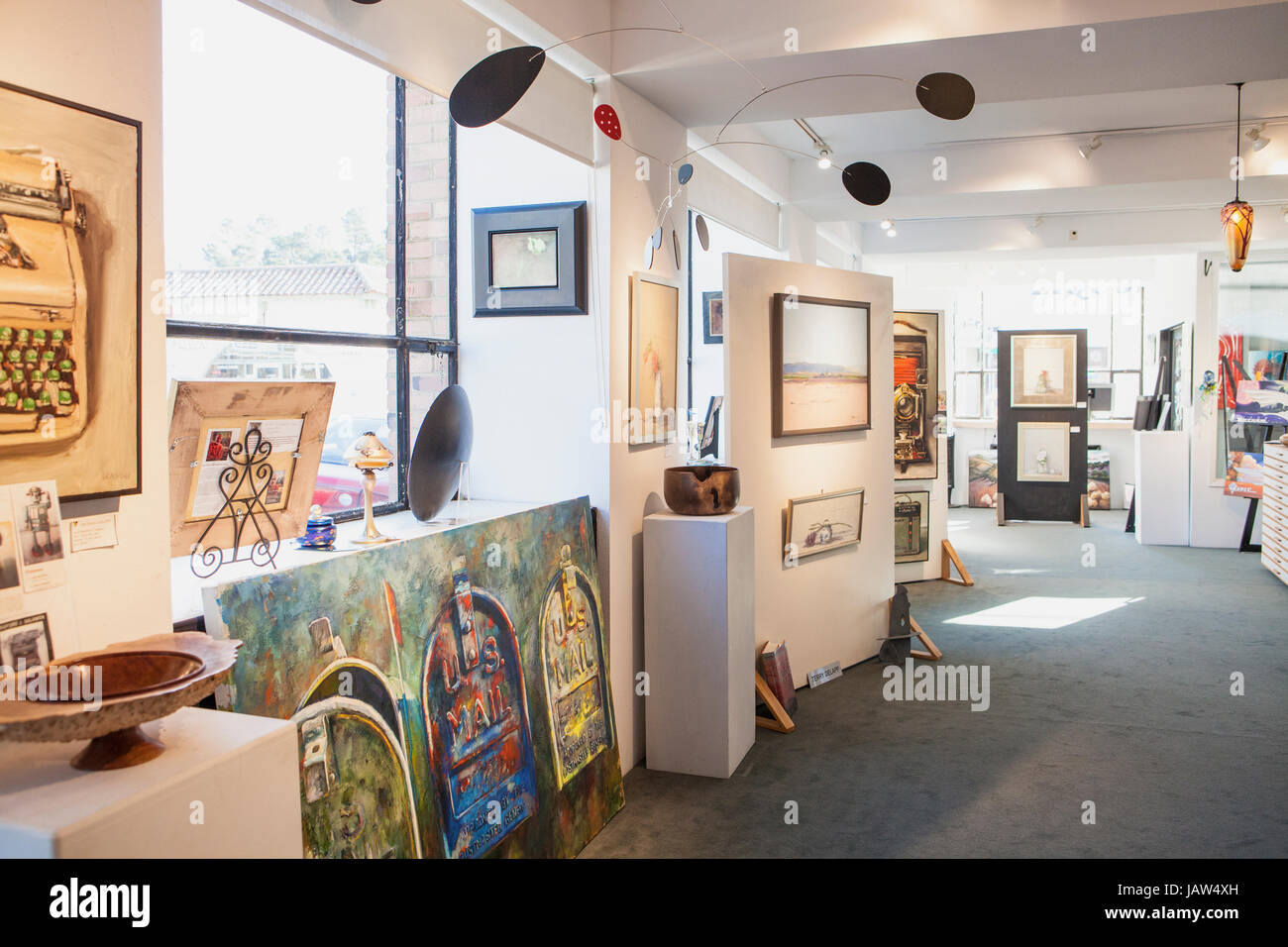 The Vault Gallery, Cambria, California Stock Photo - Alamy
