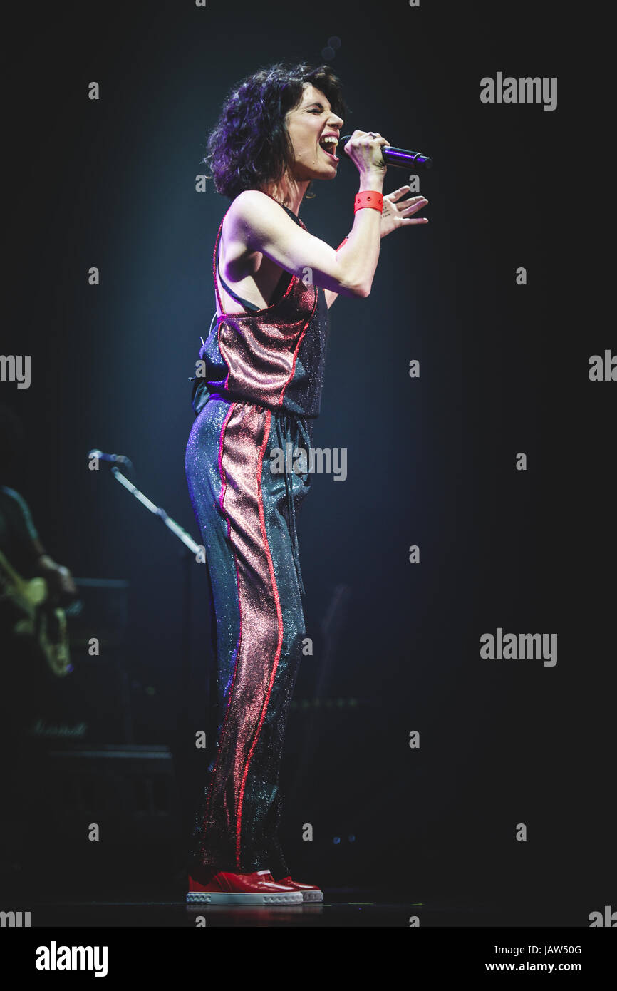 May 13, 2014: the Italian singer and songwriter Giorgia performing live ...