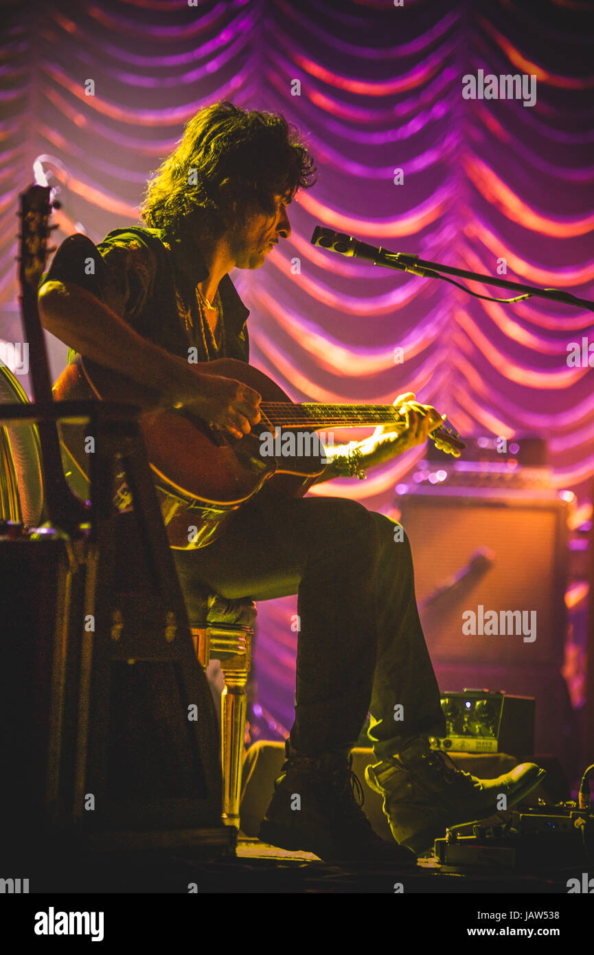 October 19, 2013: The Italian rock band Negrita performing live on ...