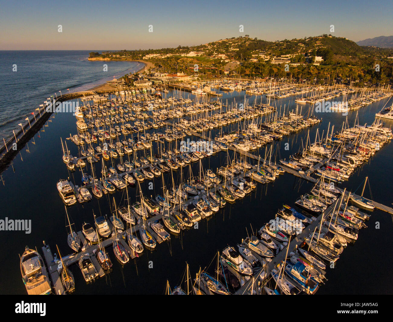 Santa barbara breakwater hi-res stock photography and images - Alamy