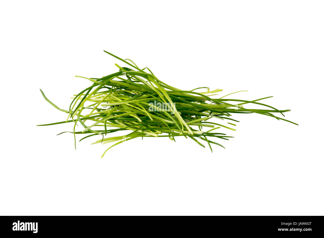 A stack of chives freshly cut Stock Photo - Alamy