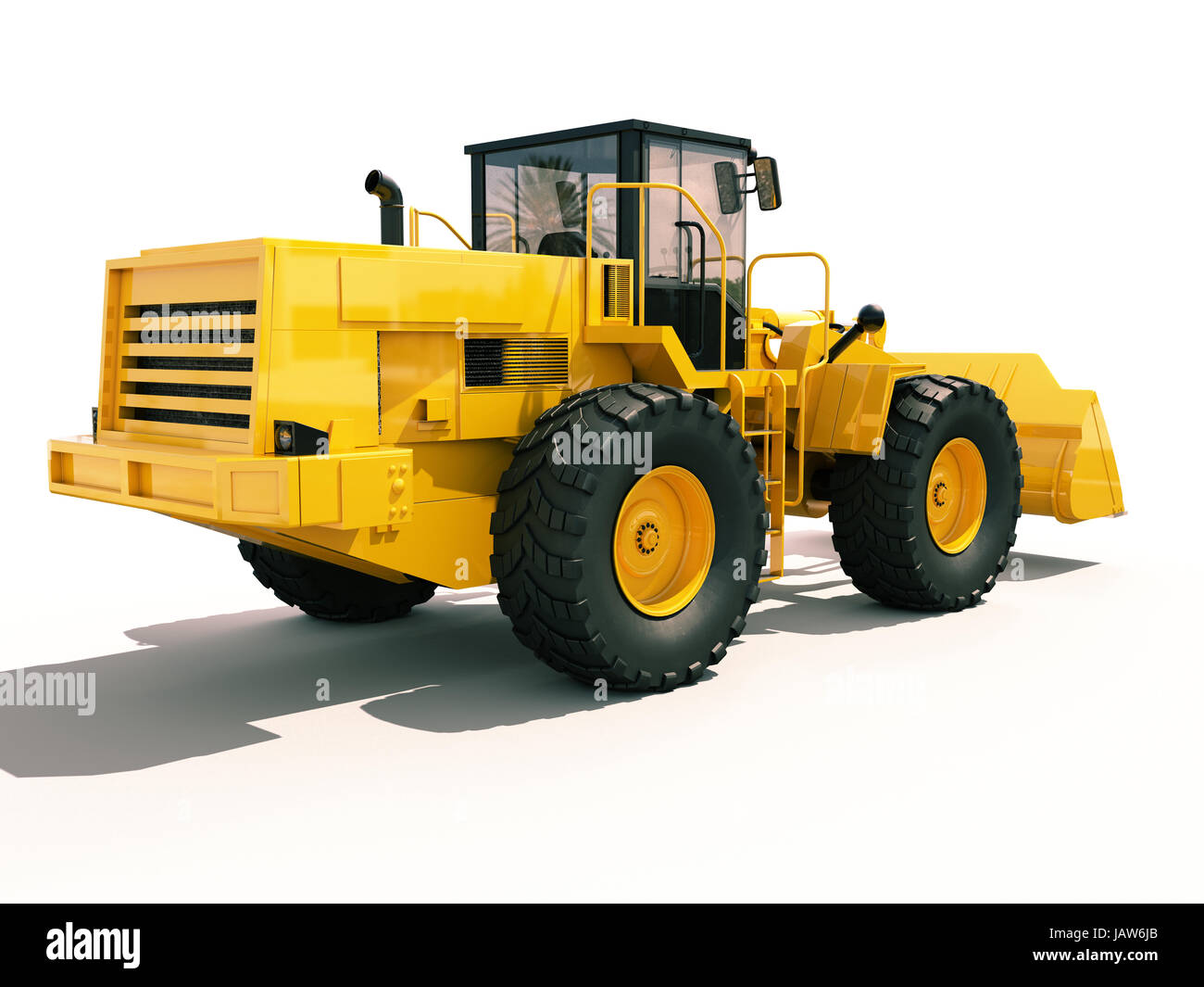 Front end loader bucket Cut Out Stock Images & Pictures - Alamy