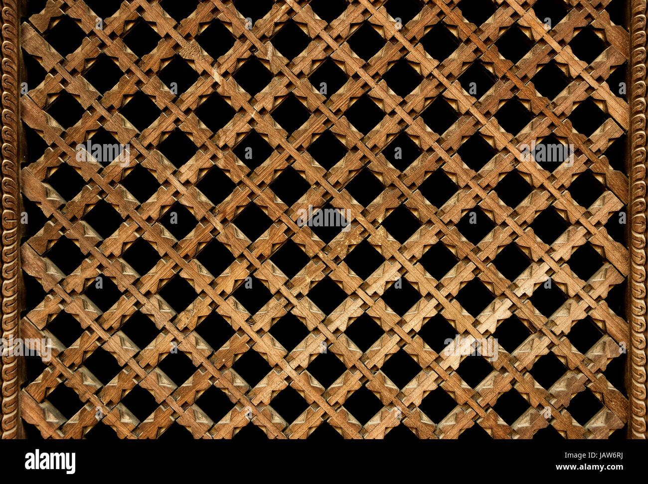 Wooden Nepalese window called Ankhi jhyal Stock Photo - Alamy