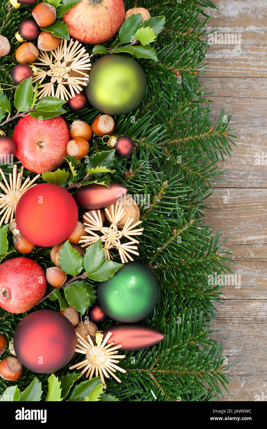 Borders fir tree holly hi-res stock photography and images - Alamy