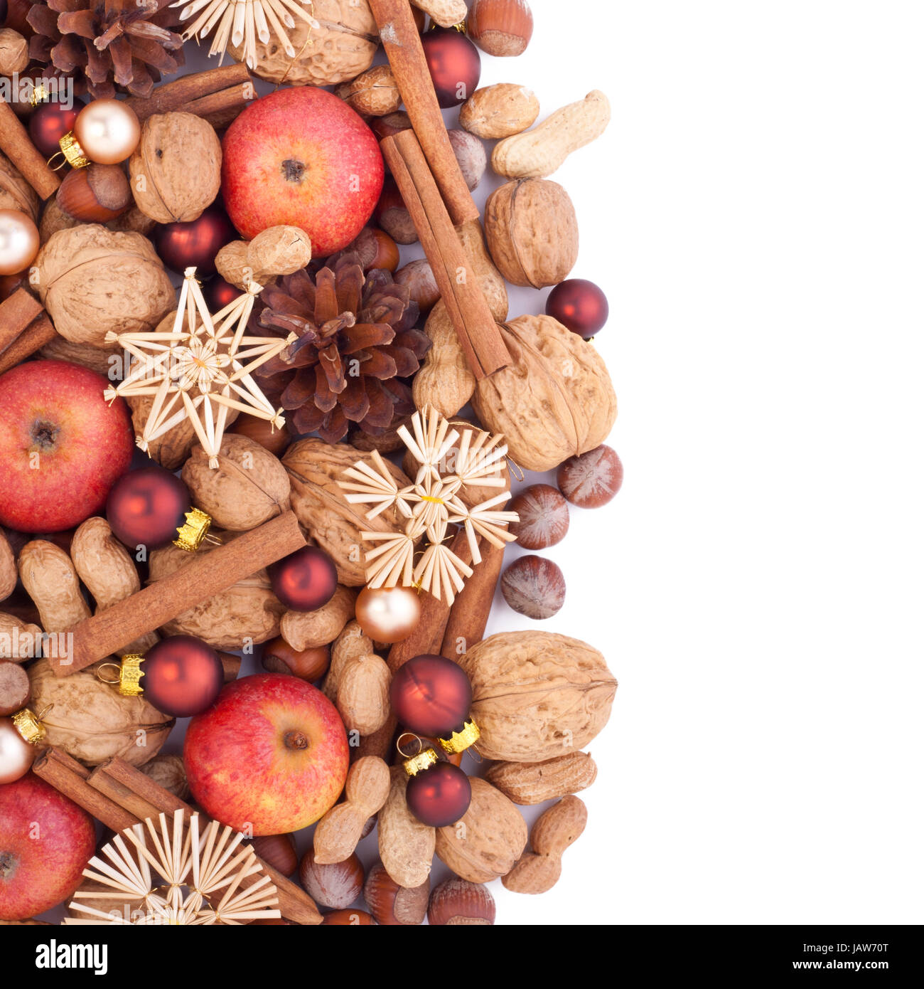 walnuts christmas tree ball Stock Photo - Alamy