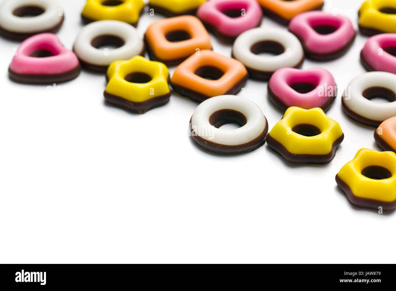 colorful confectionery of various shapes Stock Photo - Alamy