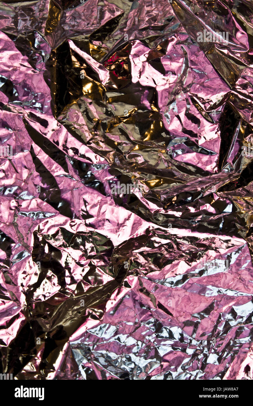Close Up of Coloured Metal Foil Abstract Background Stock Photo - Alamy