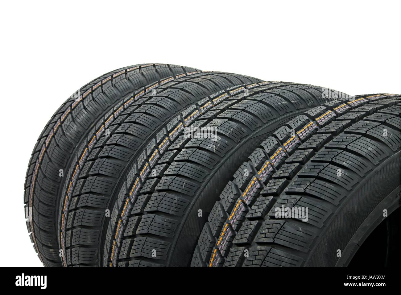 A set of new winter tyres Stock Photo - Alamy
