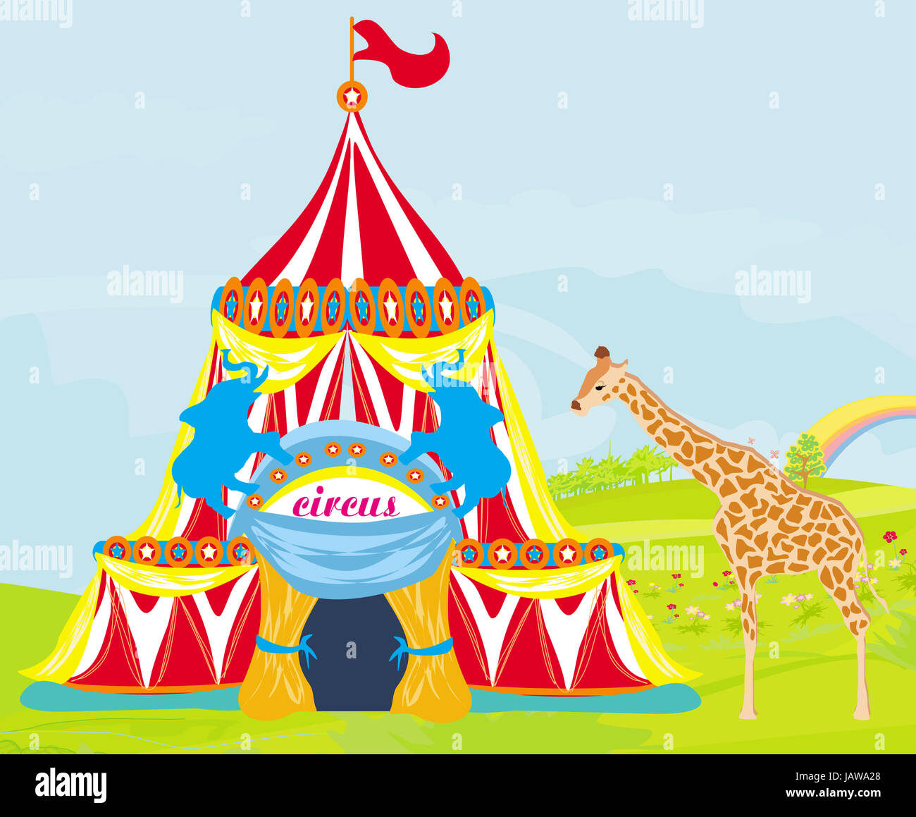 circus with animals Stock Photo - Alamy