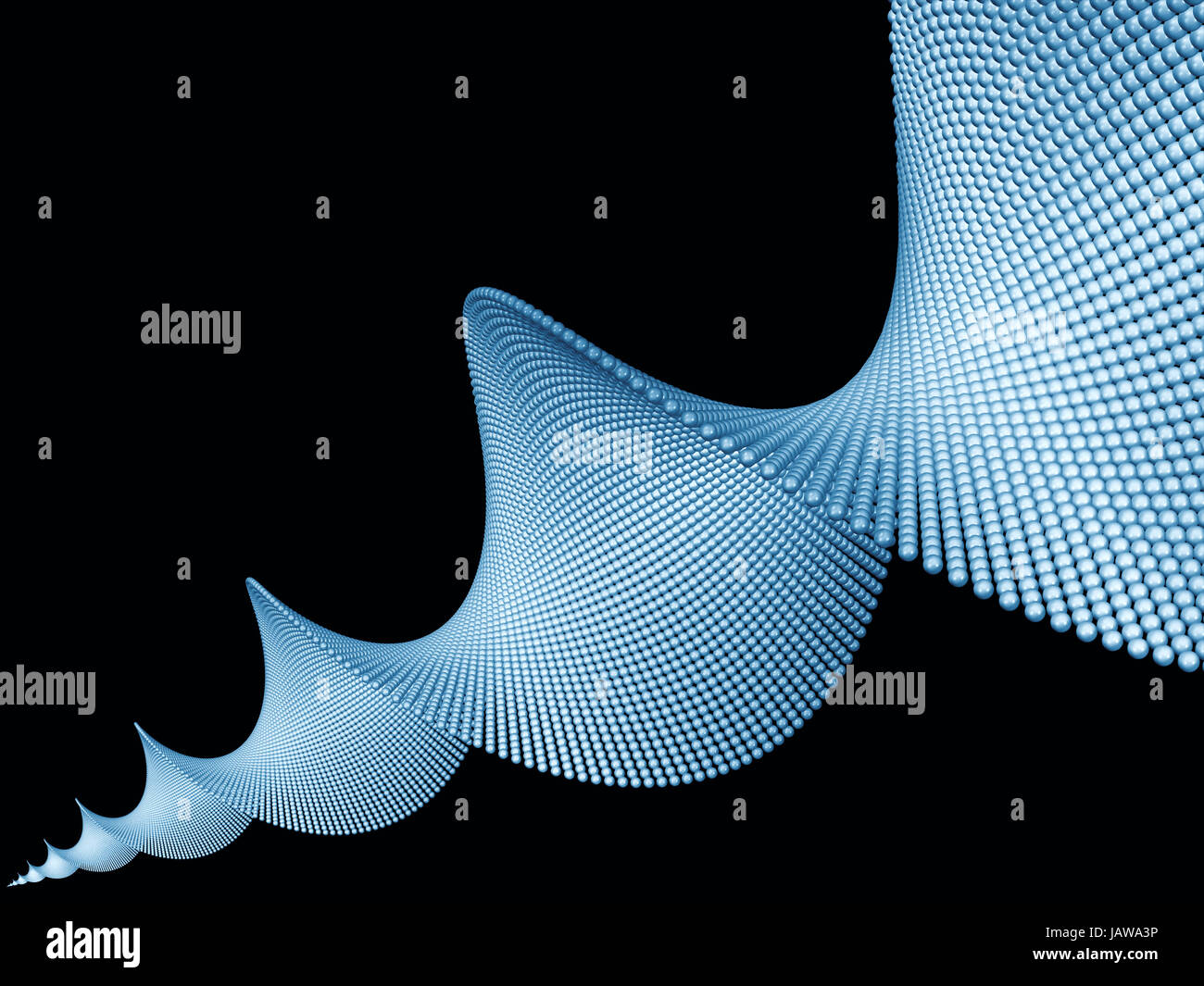 Pure Geometry series. Background of blue spiral elements for your ...