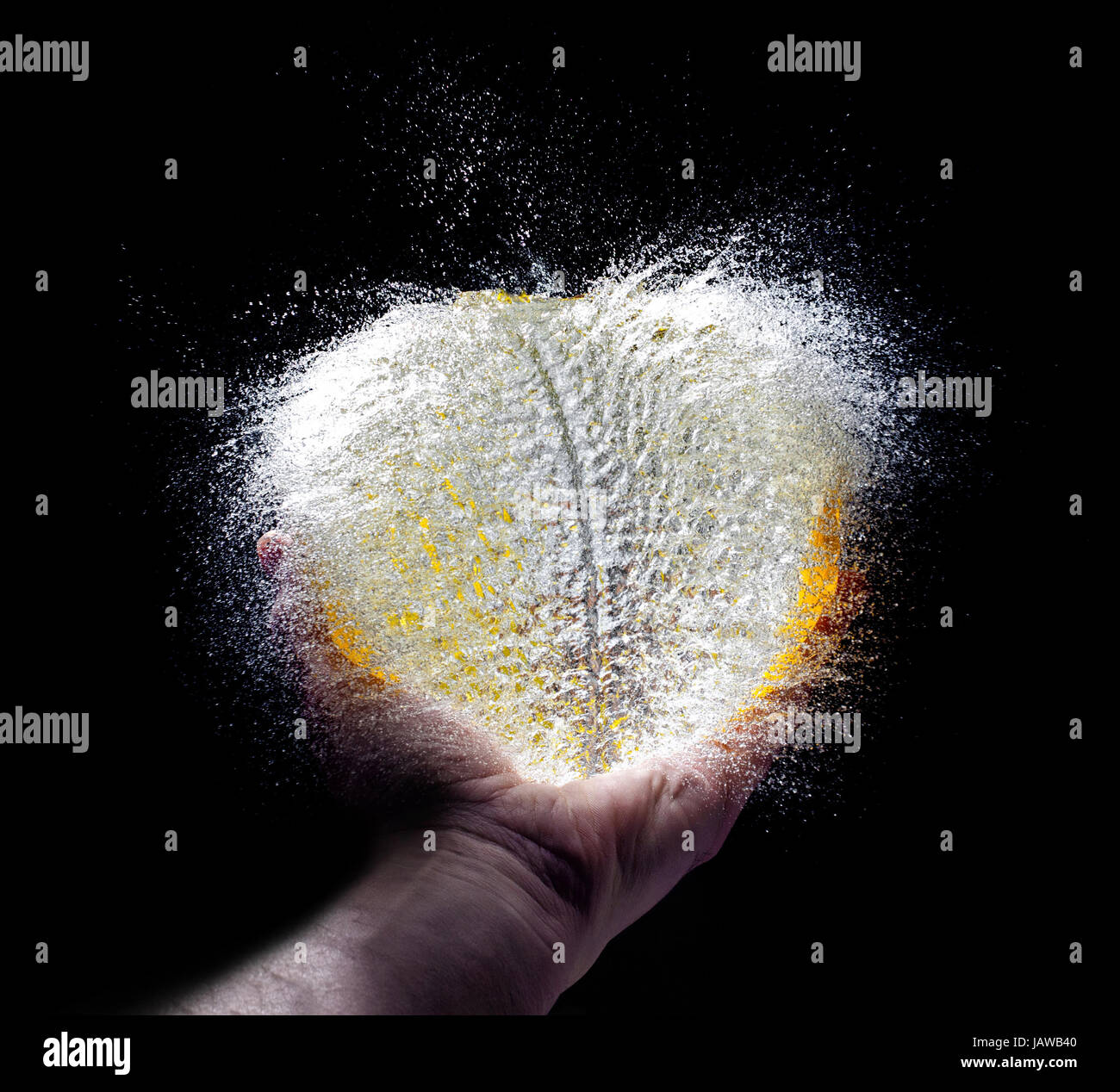 water explosion in human hand Stock Photo - Alamy