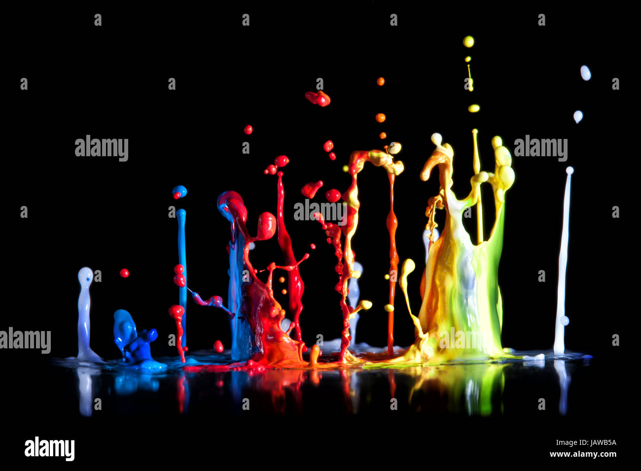 macro image of paint sculpture Stock Photo - Alamy