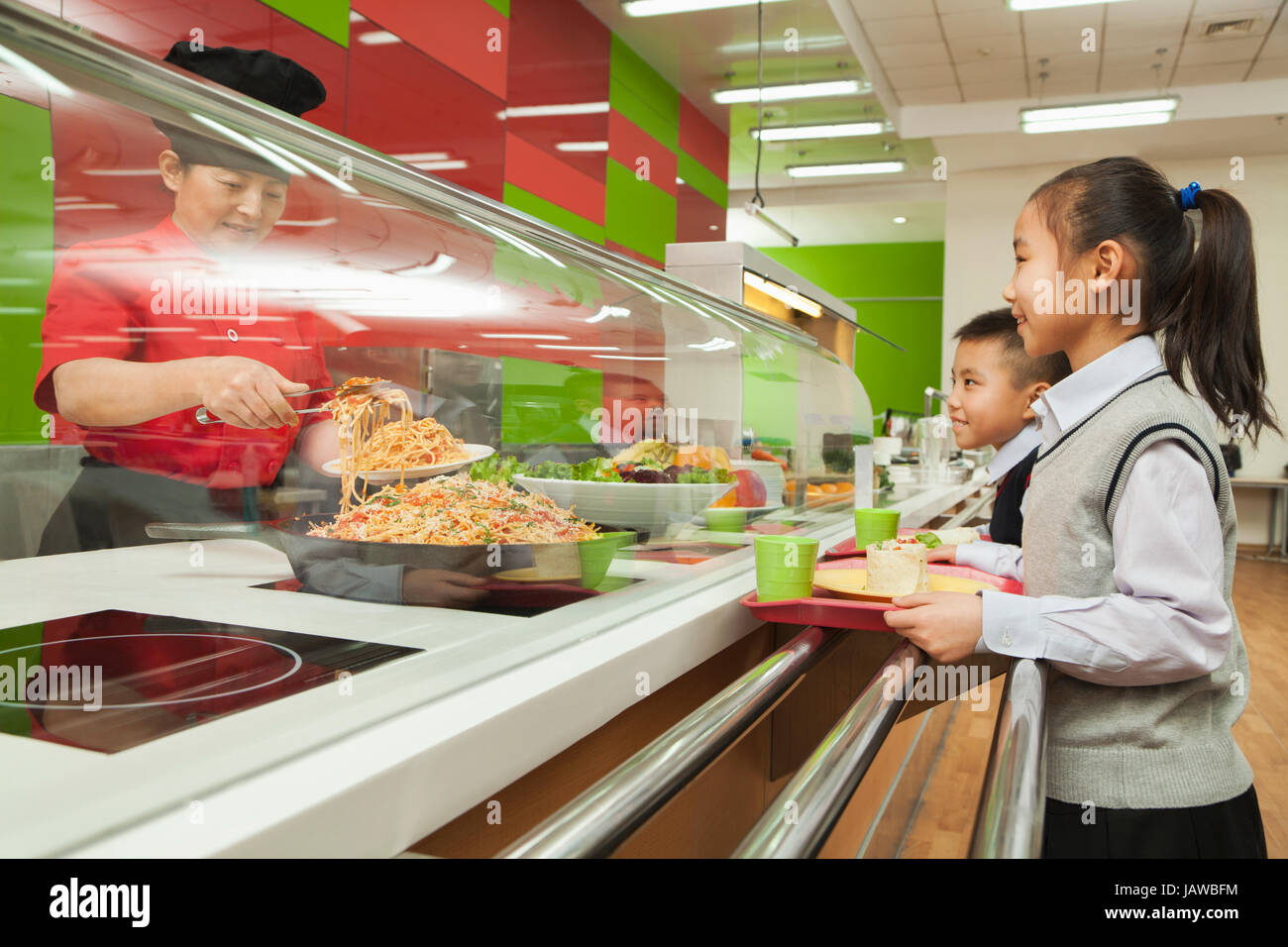 School lunch tray side view hi-res stock photography and images - Alamy