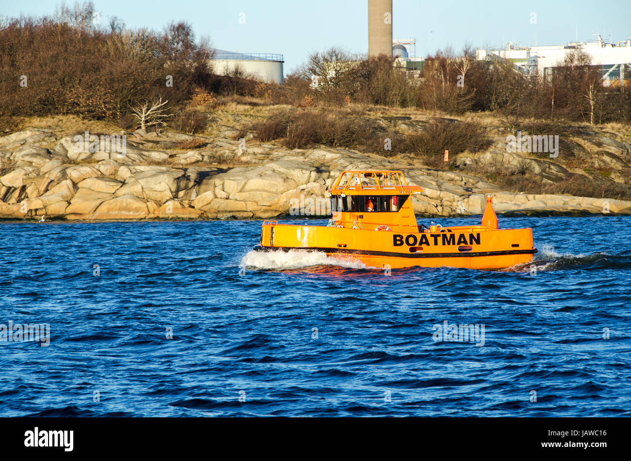 Workboats on a waterway hi-res stock photography and images - Alamy