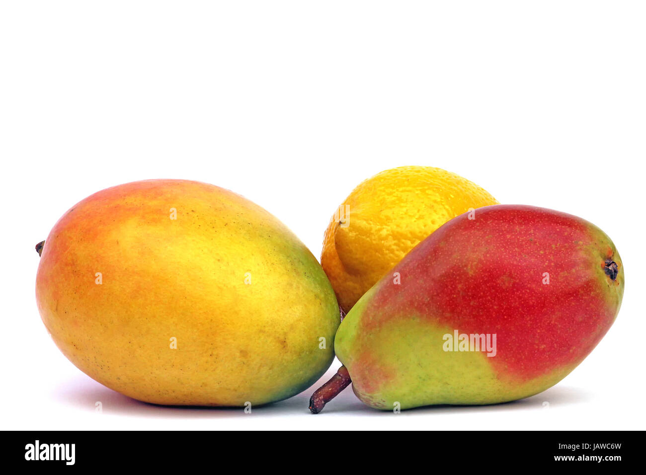 mango with pear and lemon Stock Photo - Alamy