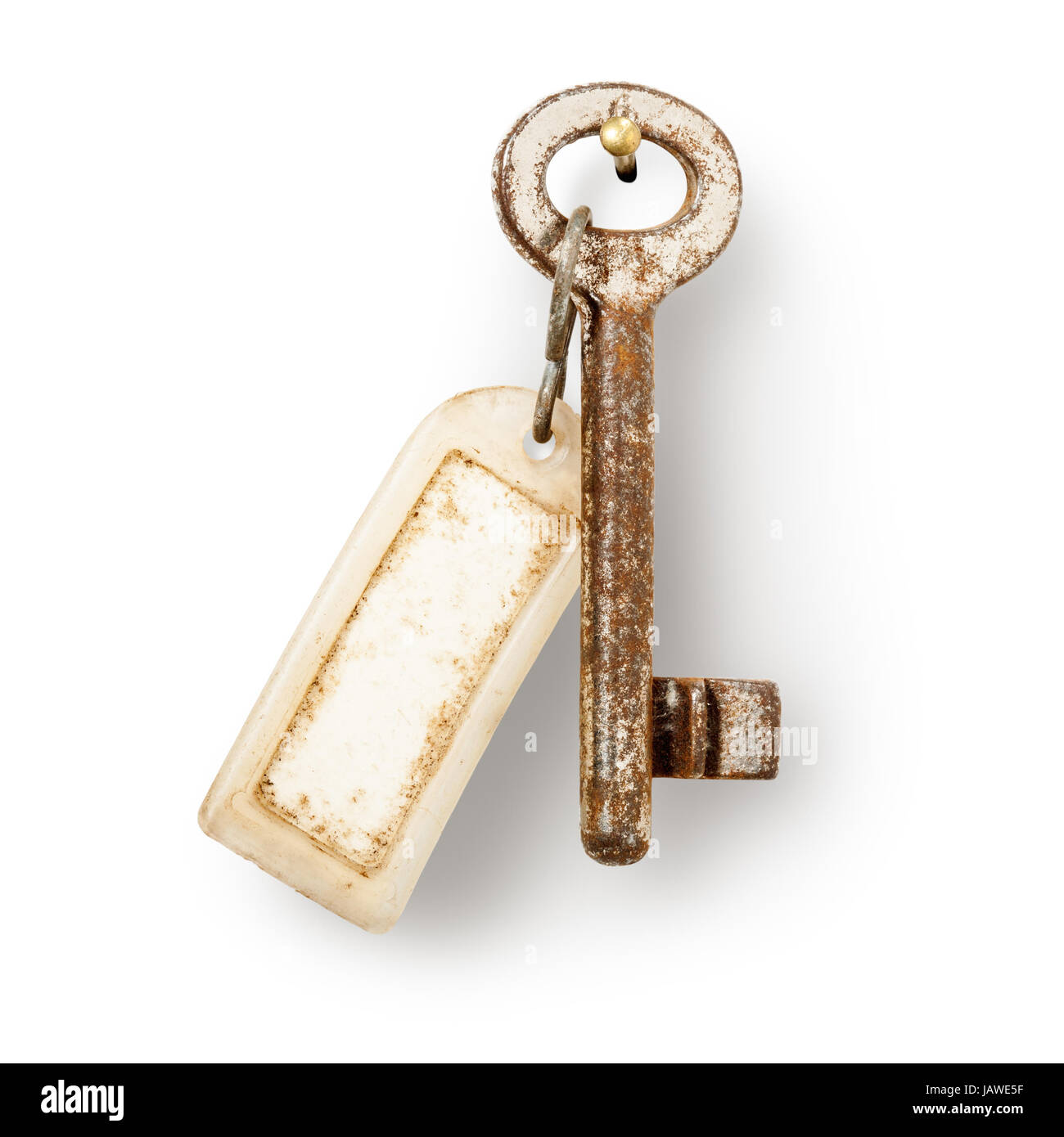 Old key and tag close up isolated hi-res stock photography and images ...