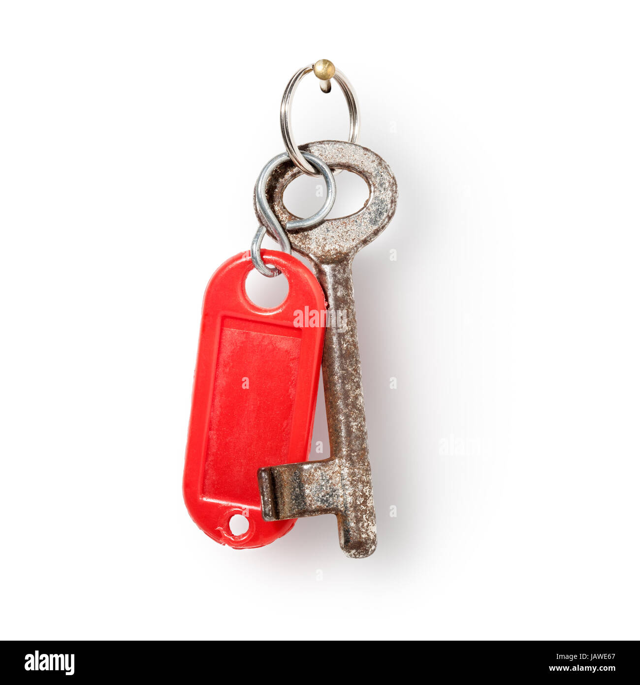 Old key and tag close up isolated hi-res stock photography and images ...
