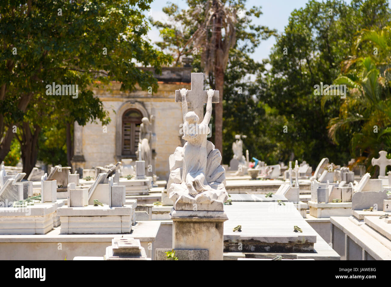 Cemetery in Havana, Cuba Stock Photo - Alamy