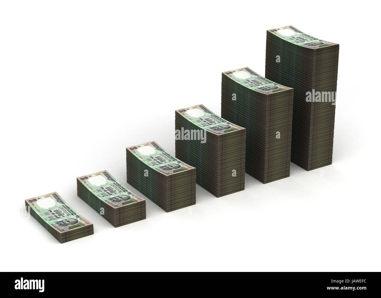 Indian Rupee Graph Stock Photo - Alamy