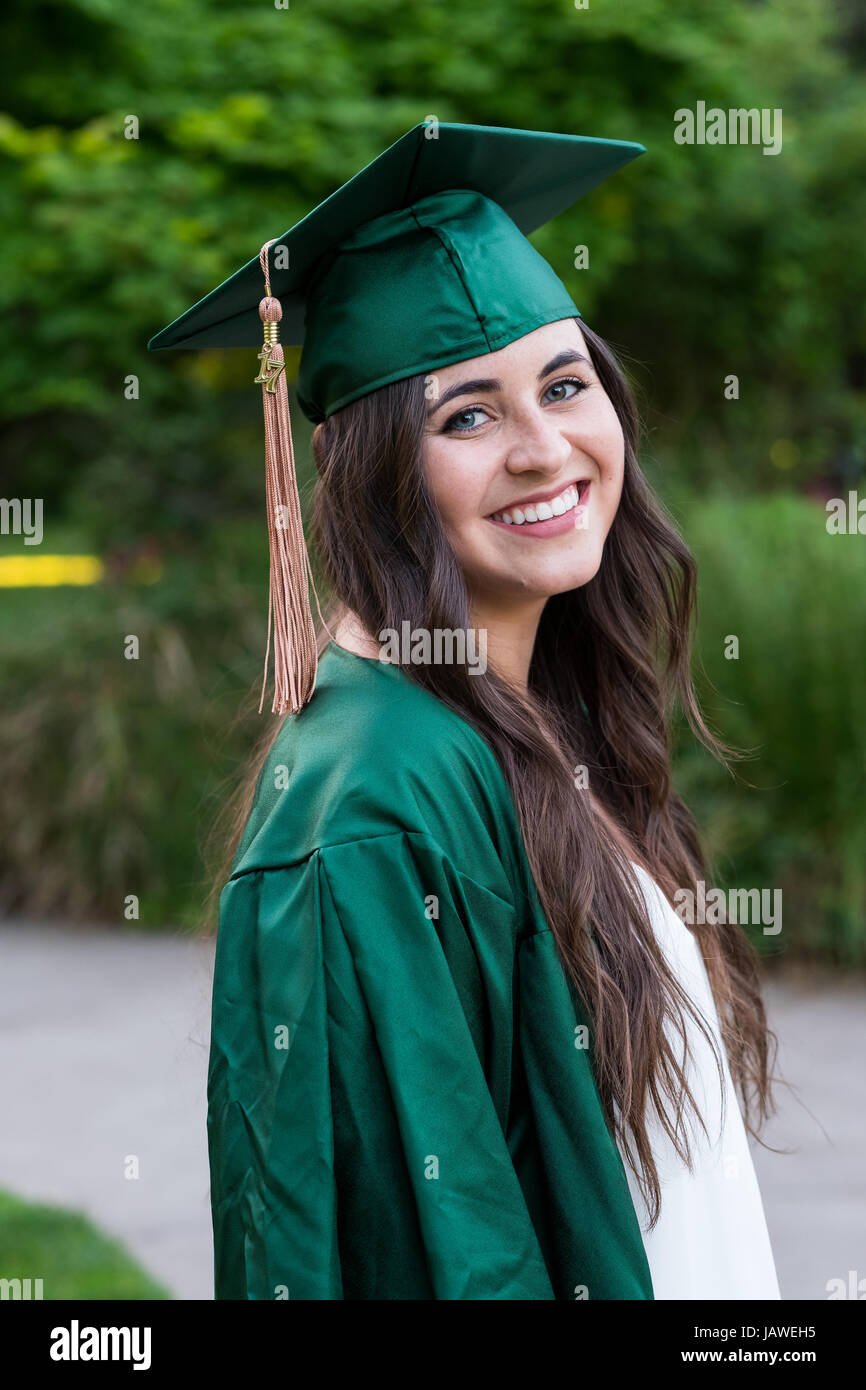 University Graduation Girl
