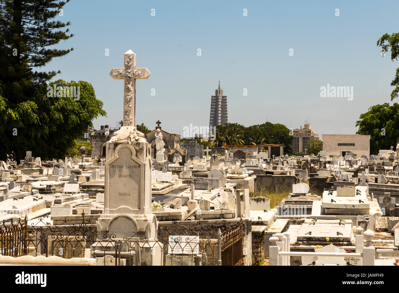 Cemetery of Havana, Cuba Stock Photo - Alamy