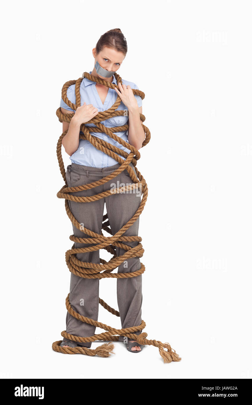 Captive woman Cut Out Stock Images & Pictures - Alamy