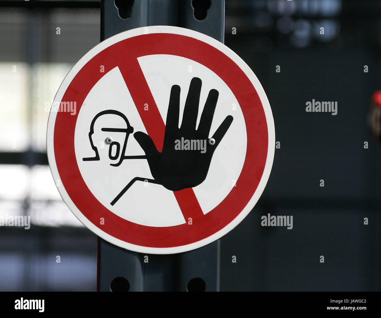 Warnings in the engine production of Deutz AG, Cologne, Germany, 27th ...