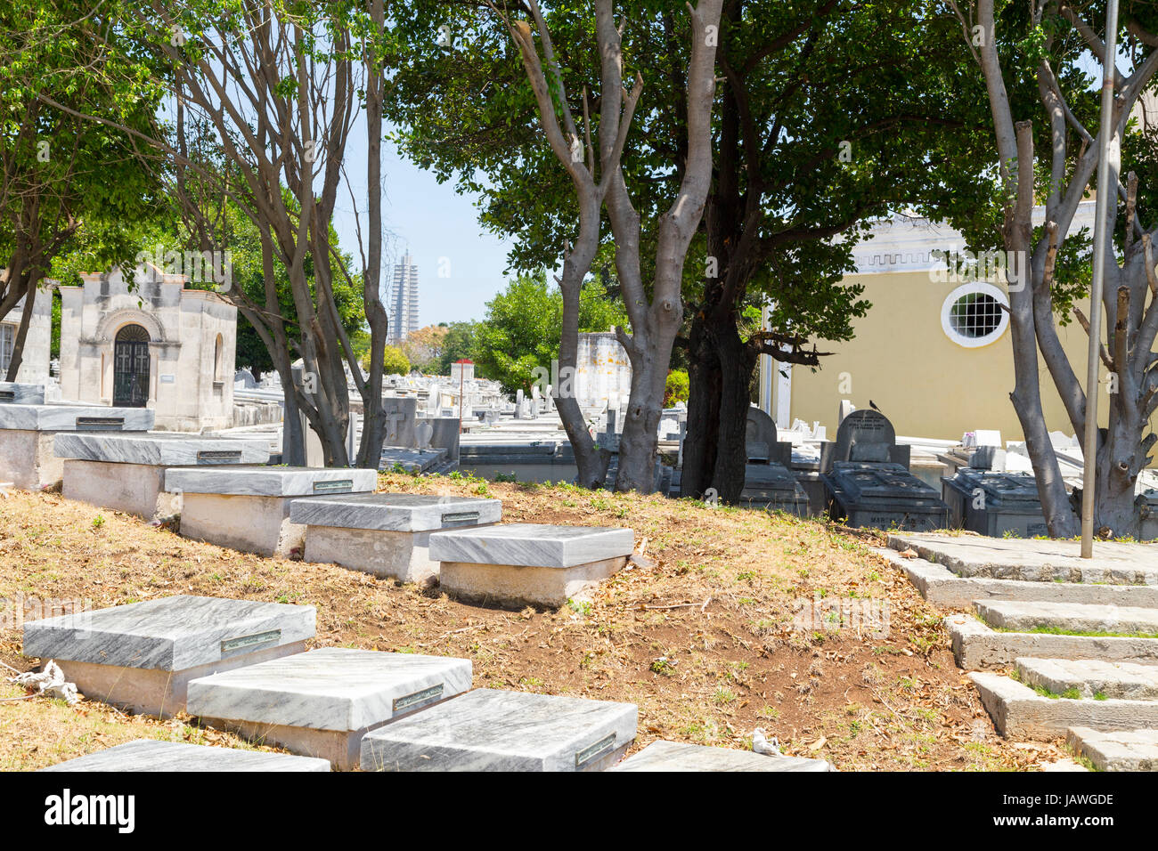 Cemetery Cementerio Cristobal Colon in Havana, Cuba Stock Photo - Alamy