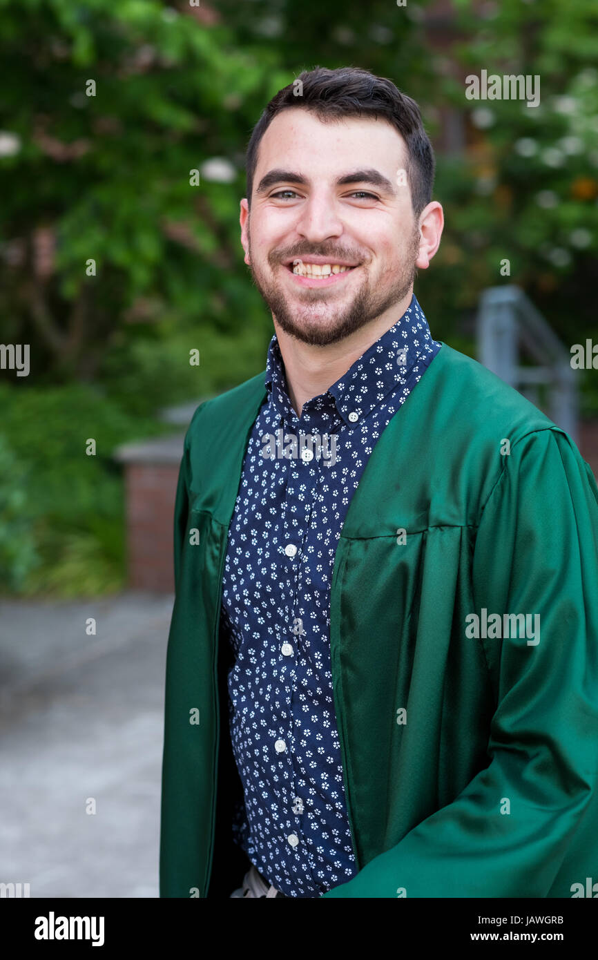 Graduation gown model hi-res stock photography and images - Alamy