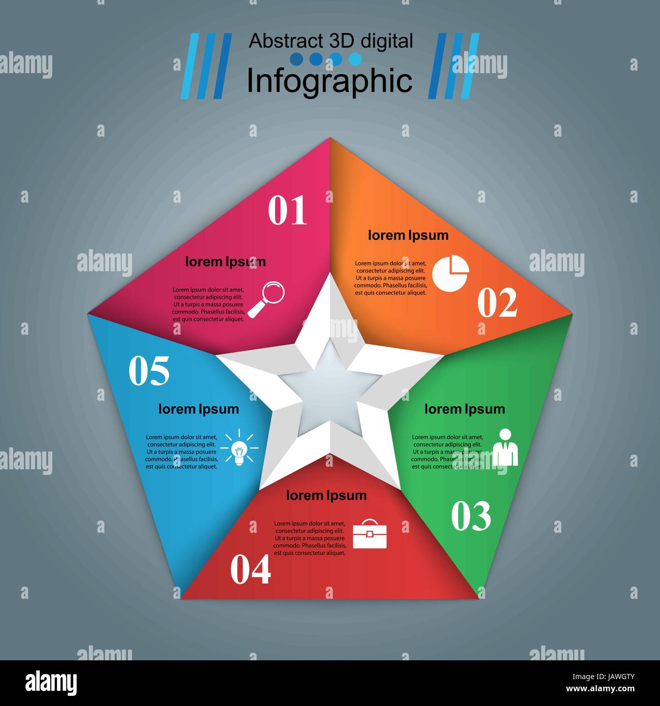 Star diagram Stock Vector Images - Alamy