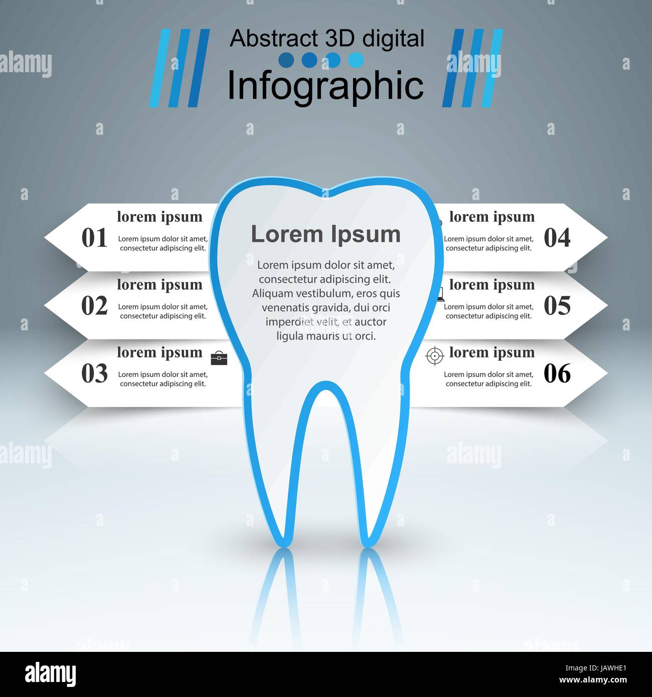 Business Infographics. Tooth icon Stock Vector Image & Art - Alamy