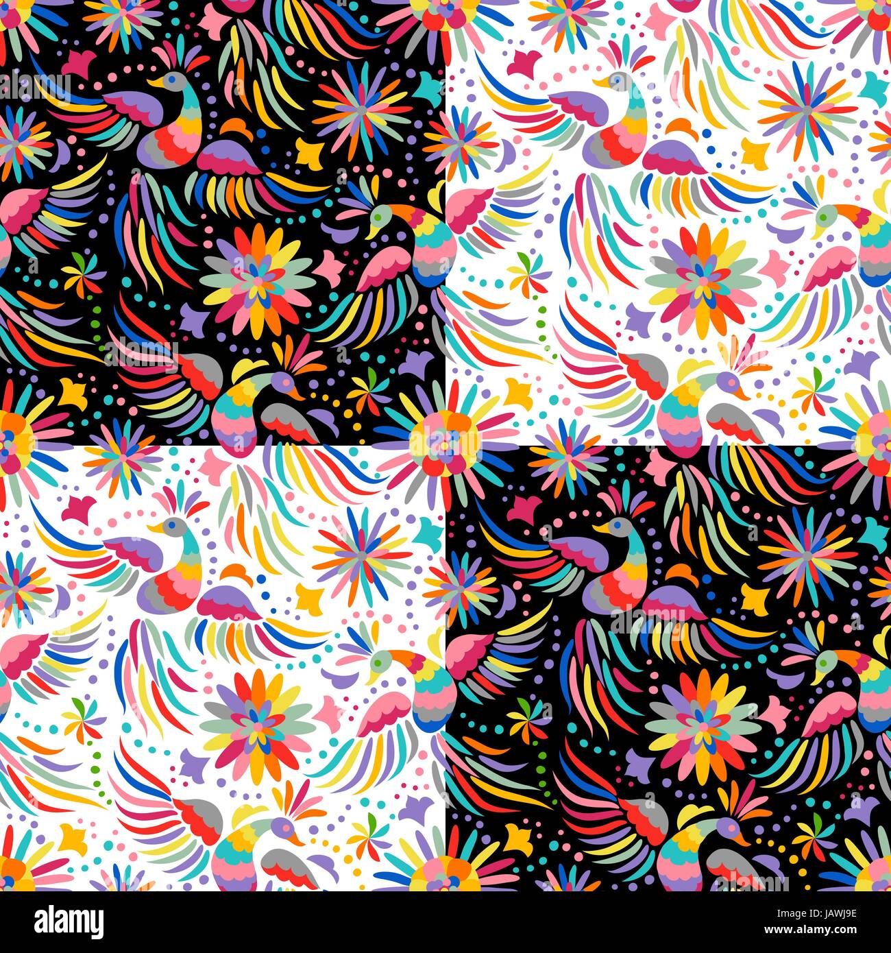 Seamless pattern ethnic motif Stock Vector Images - Alamy