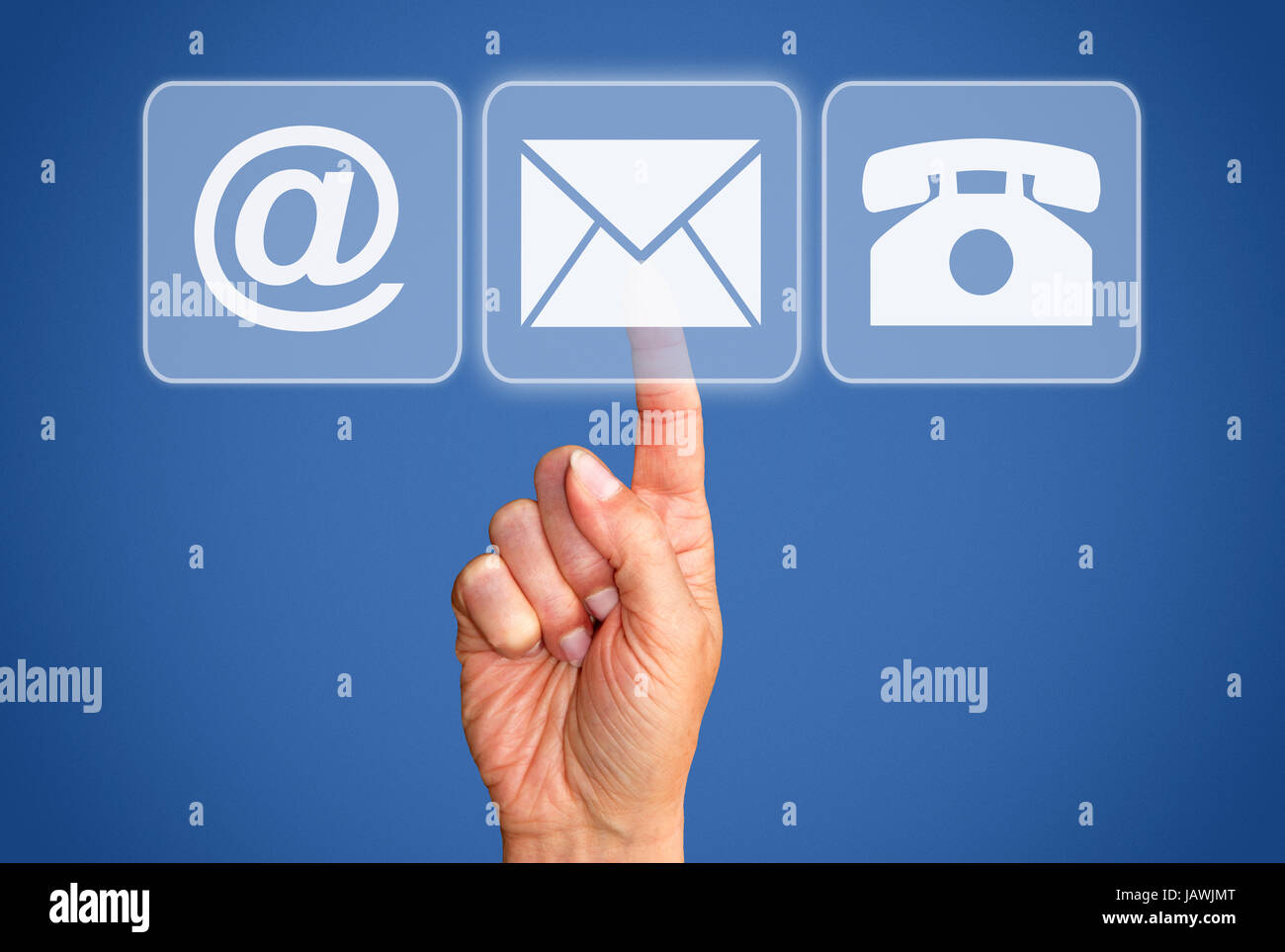 Contact Options - Business Concept Stock Photo - Alamy