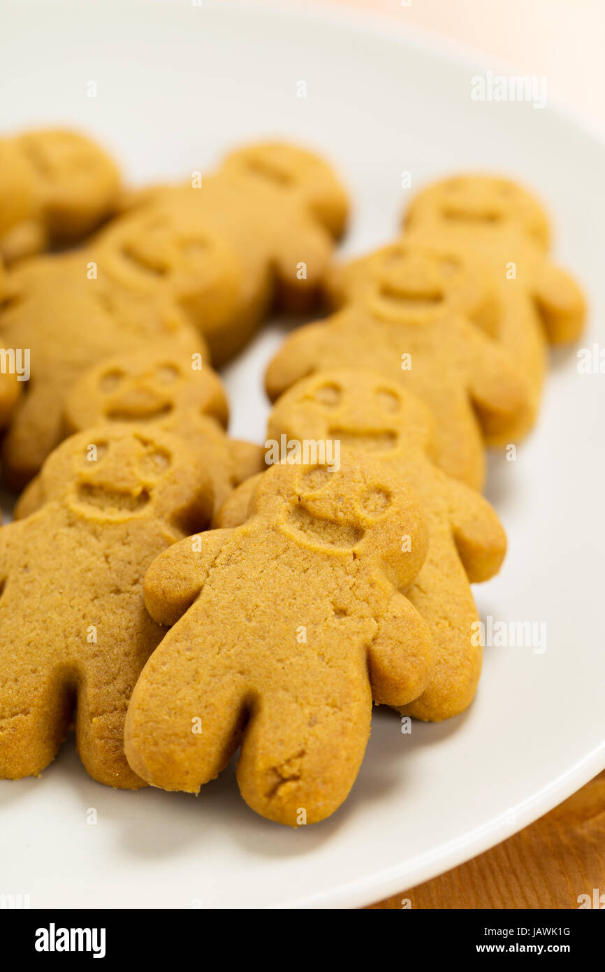 Group of Gingerbread men Stock Photo - Alamy