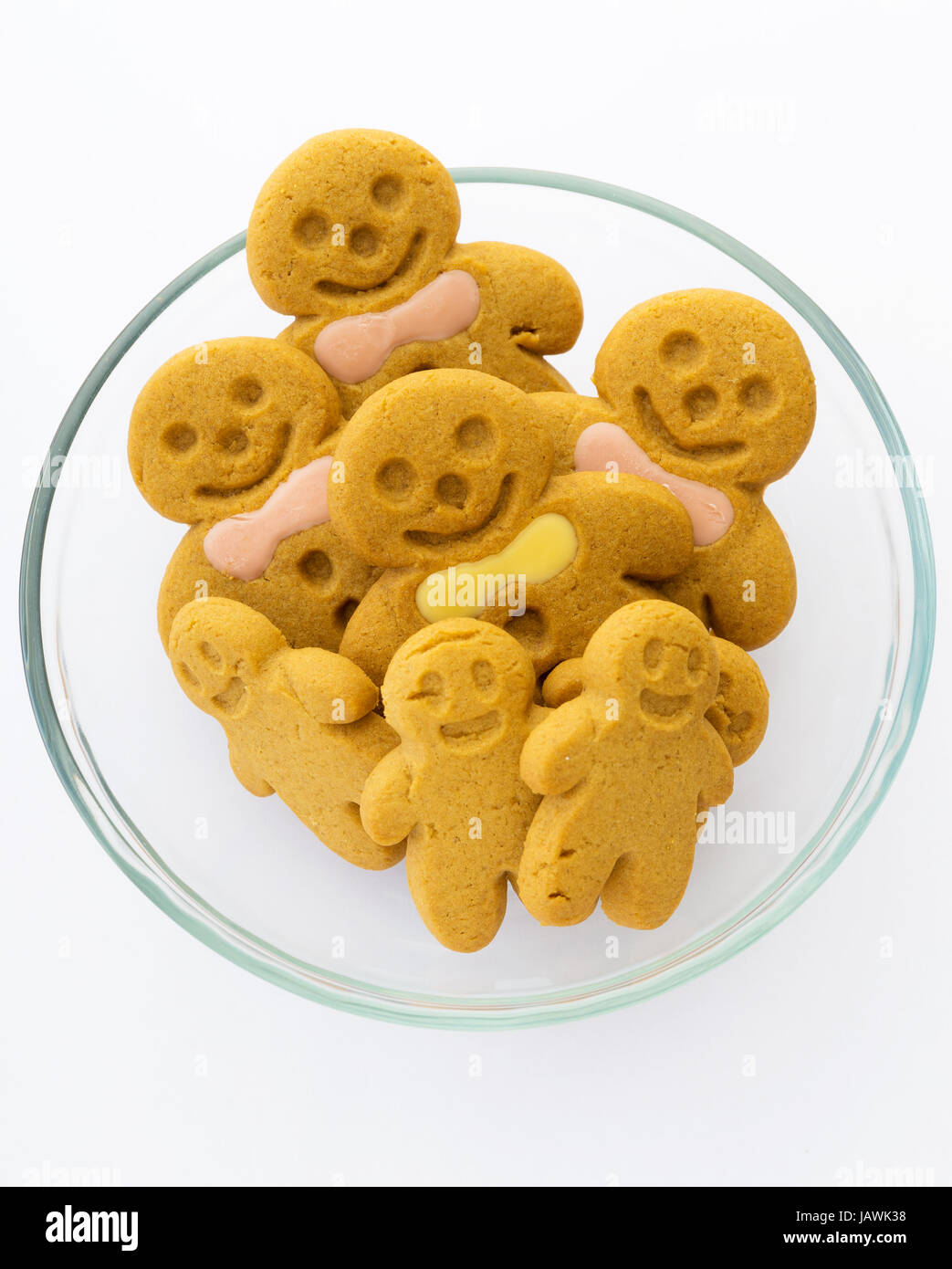 Assorted gingerbread men cookies Stock Photo - Alamy