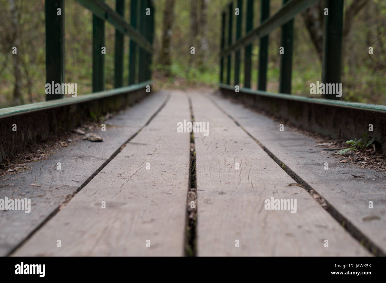 Close up of wooden bridge floor Stock Photo - Alamy