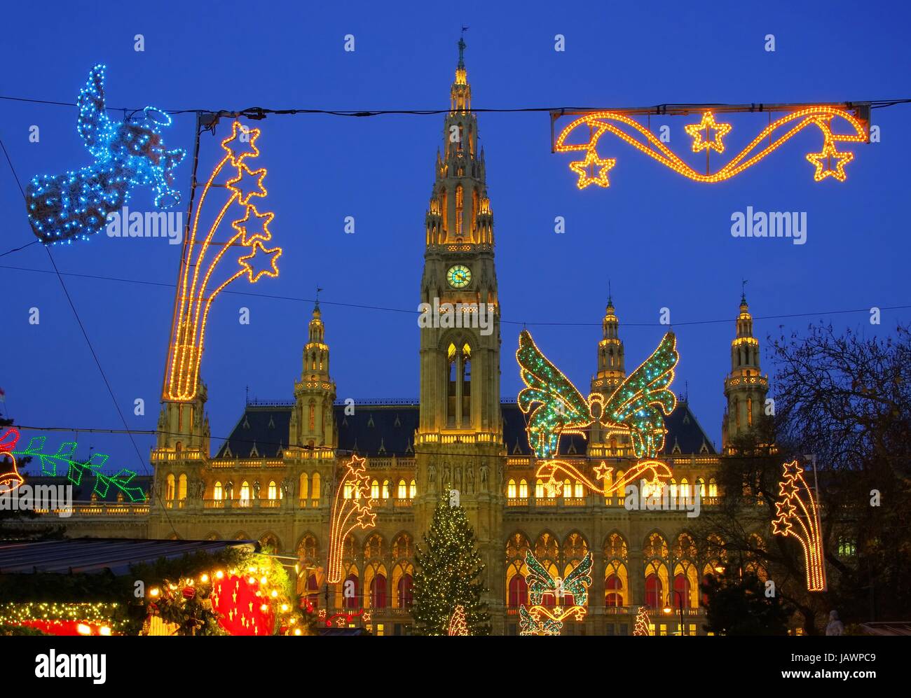 Wien Weihnachtsmarkt - Vienna christmas market 01 Stock Photo - Alamy