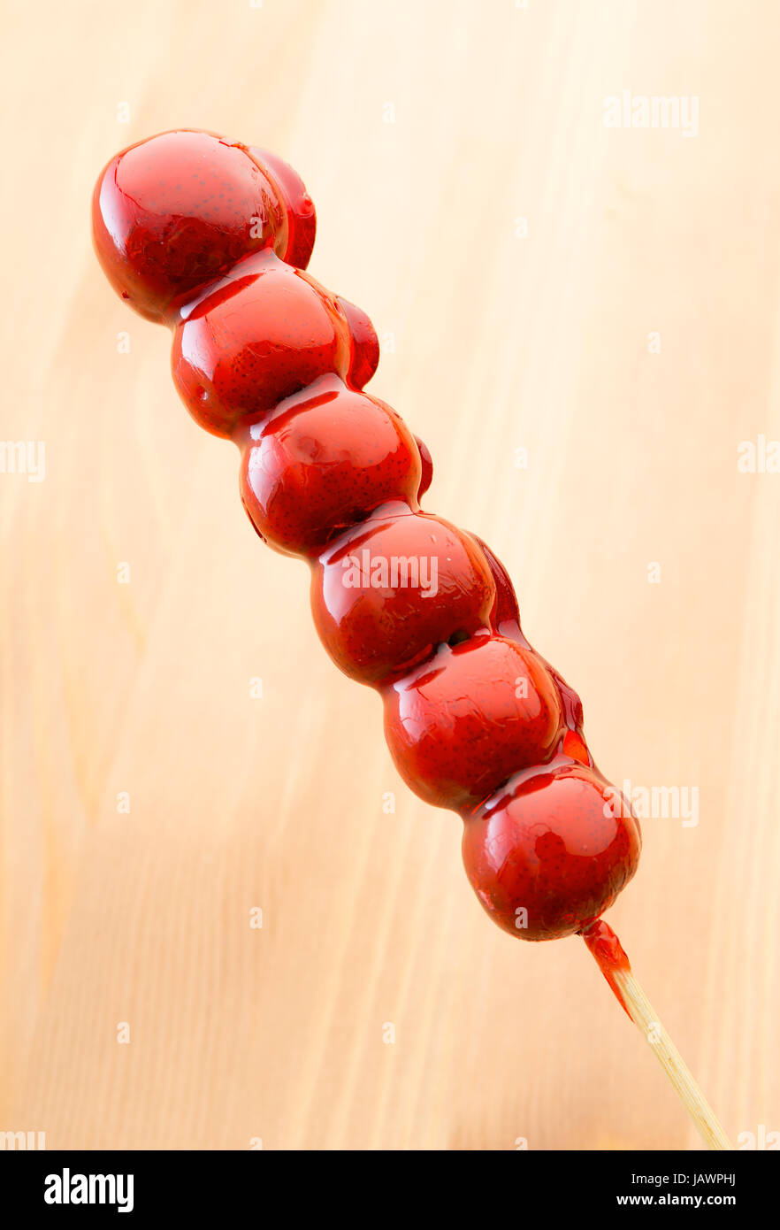 Candied hawthorn stick hi-res stock photography and images - Alamy