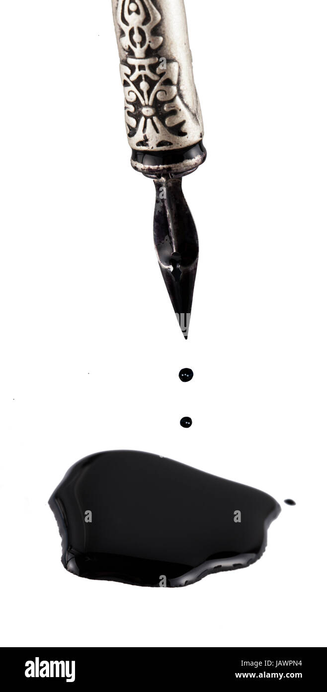 Fountain pen ink stain hi-res stock photography and images - Alamy