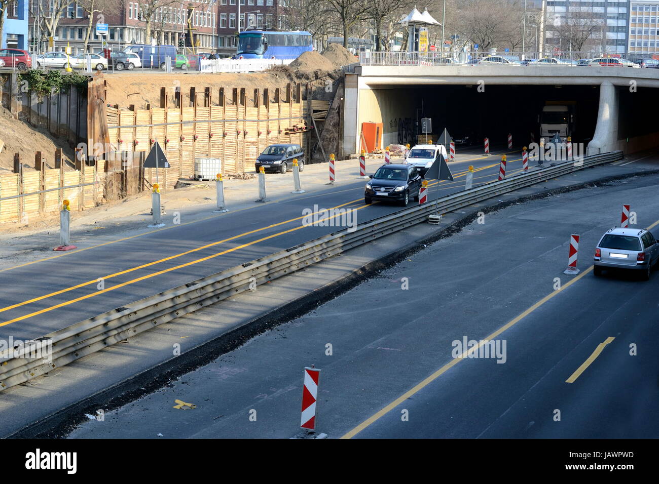 site operation of a motorway bridge Stock Photo - Alamy