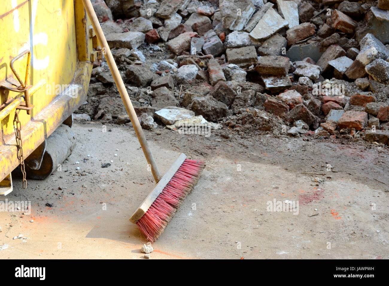 Demolition waste containers hi-res stock photography and images - Alamy
