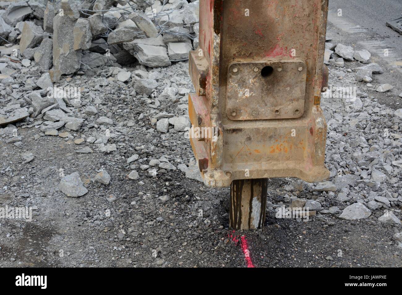 road construction at civil engineering Stock Photo - Alamy